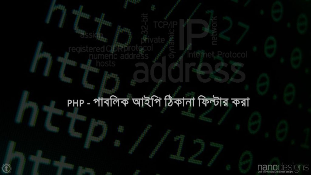 পাবলিক আইপি ঠিকানা ফিল্টার করে কন্টেন্ট দেখান • Tuts by Mayeenul Islam